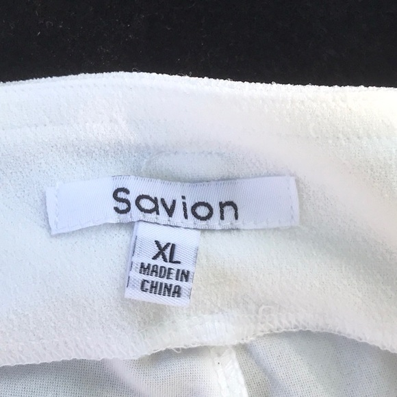 Savion | Shorts | Nwt Savion White Summer Short Shorts Tie Waist ...